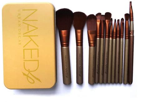 Naked4 Estojo de 12 Pincéis Maquiagem Feminina Naked Urban Decay