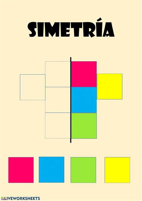 Actividad Online De Simetr A Para Tercero De Infantil Puedes Hacer Los