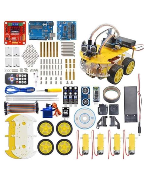 4 Wheels Elegoo Project Smart Robot Car Kit V 3 0 R3 متجر دوائر