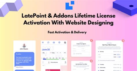 Latepoint And Addons Lifetime Deal Appointments Scheduling Wordpress Plugin Buy Once Use