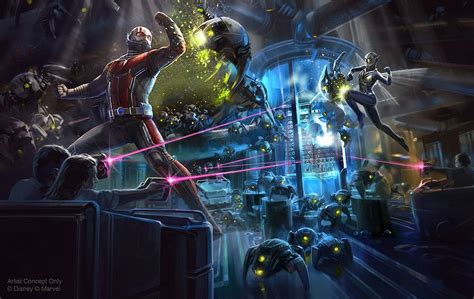 Cool Concept Art For Disneys Ant Man And The Wasp And Iron Man Theme
