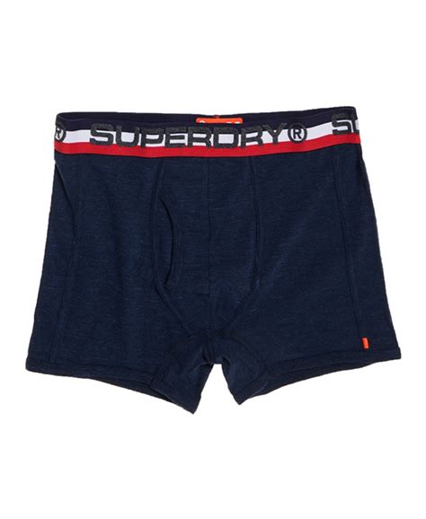 Mens Sport Boxers Double Pack In Montana Blue Gritsilver Birch Marl