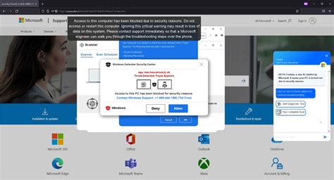Malwarebytes Threat Intelligence On Twitter ℹ️ A Live Tech Support Scam Using Cortanas Ai
