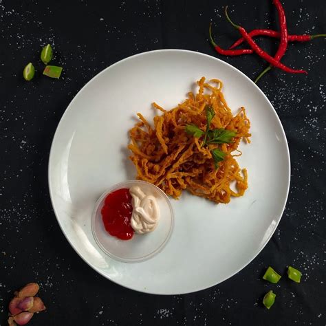 Resep Jamur Enoki Crispy Sederhana Rumahan Di Yummy App