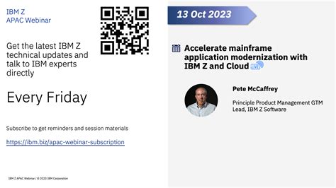 Session Material 20231013 Accelerate Mainframe Application Modernization With Ibm Z And