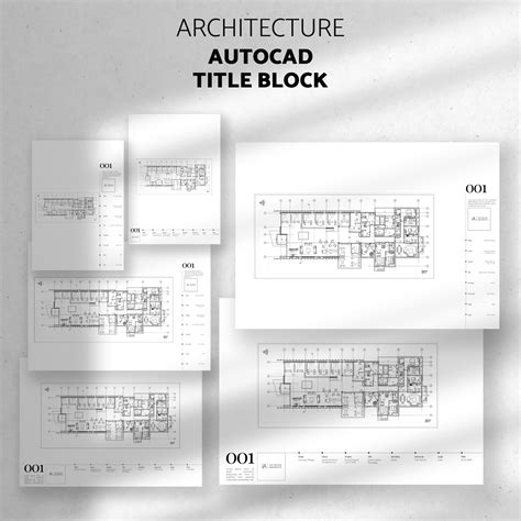 Minimalist Architect Title Block Templates Autocad Title Block Template Autocad Layout