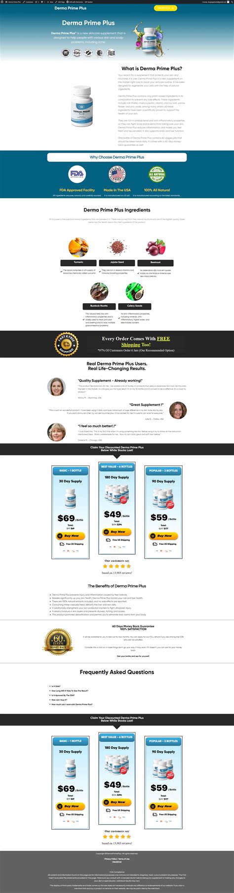 Landing Page Derma Prime Plus Buypages