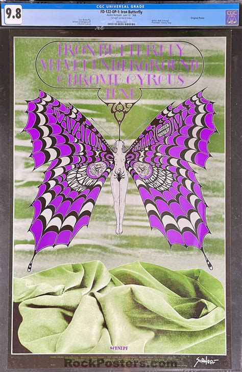 Auction Fd 122 Velvet Underground Bob Schnepf Signed 1968 Post