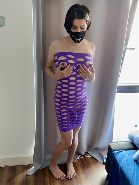Purple Cut Out Strapless Mini Dress 13 Pics Xhamster