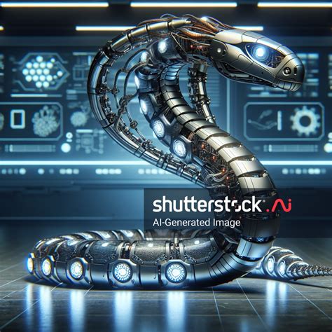 High Tech Robot Snake Ai Generated Image 2557083871 Shutterstock