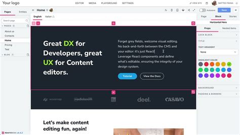 React Bricks On Linkedin React Bricks 44 Sidebar Repeater Items