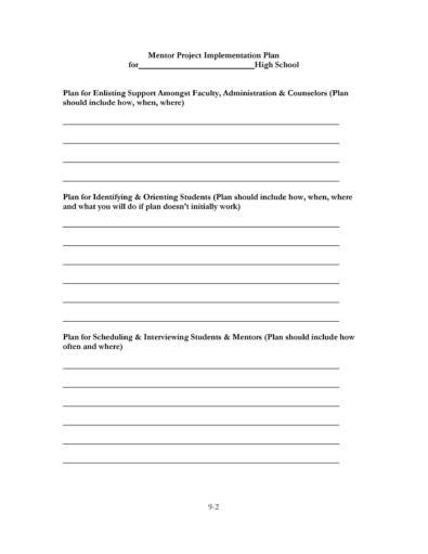 Step by Step Implementation Plan Templates ᐅ TemplateLab