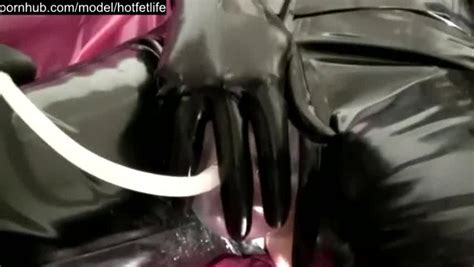 The Mischievous Spandex Catwoman Nymph And The Rubber Babe Who Likes To Eat Extrem Pumped Monster