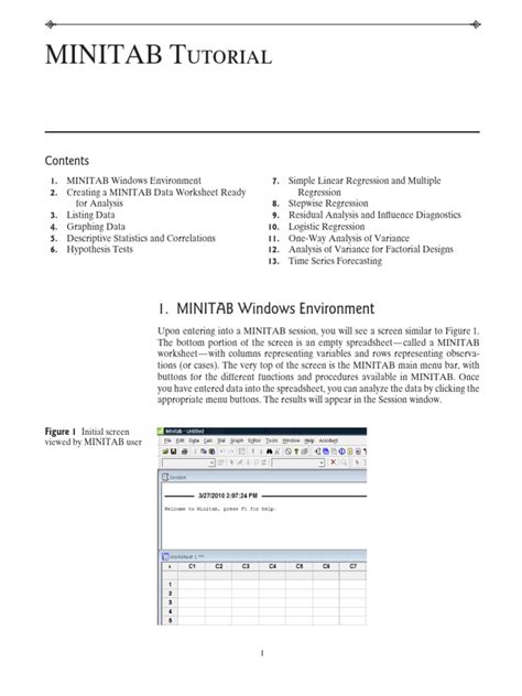 Minitab Tool 1696299153 Pdf Linear Regression Analysis Of Variance