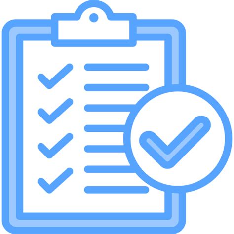 checklist generic blue icon