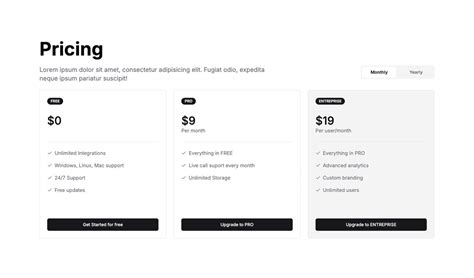 Pricing Component For Shadcn Ui Shadcnblocks