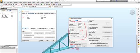 2d truss model to have modal mass analysis autodesk community