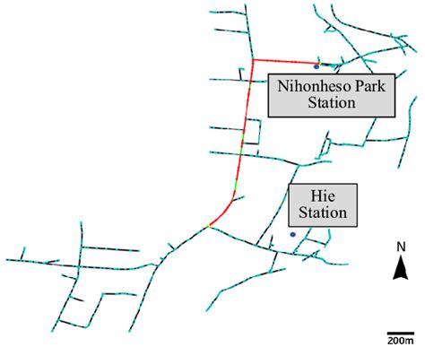 Route Obtained Adopting Dijkstras Algorithm Between Hie Station And Download Scientific