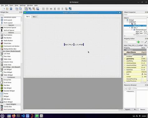 QT Designer Integration GNU Radio