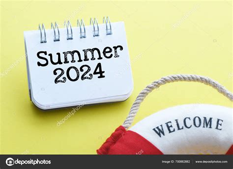 Word Summer Written Notepad Stock Photo Roobcio