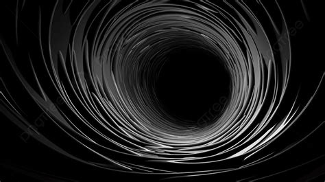 Digital Abstract Black Loop Looped Black Loop Texture Background 3d Illustration Of Dark