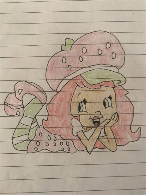 Happy Strawberry Shortcake Drawing By Harounhaeder226 On Deviantart