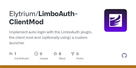 Github Elytriumlimboauth Clientmod Implement Auto Login With The