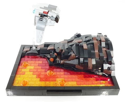 Lego Moc Mustafar Rescue By Jedimasterels Rebrickable Build With Lego