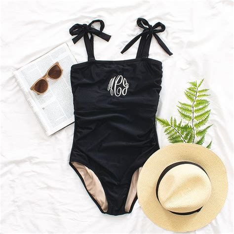 Personalized One Piece Bathing Suit Marleylilly