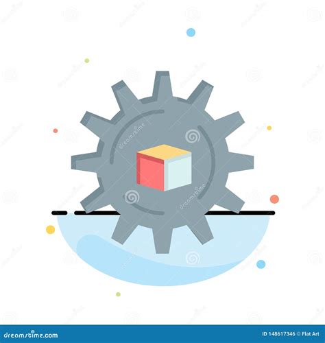 automated data solution science business logo template flat color