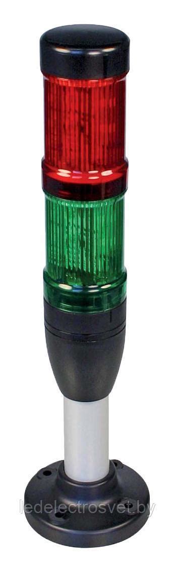 Сигнальная колонна в сборе SL4-100-L-RG-24LED (К-З 24VAC/DC, 100мм ...
