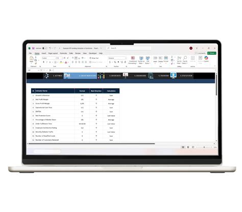 Kpi Tracking Excel Key Performance Indicators Excel Templates In Excel