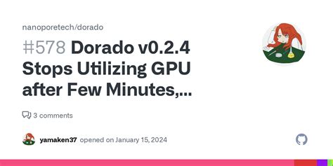 Dorado V Stops Utilizing Gpu After Few Minutes Leading To