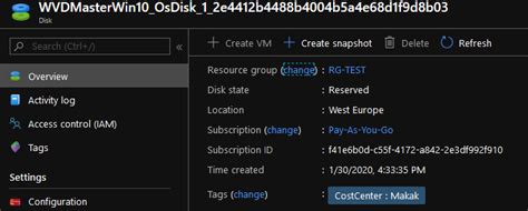 azure restore vm disk from a snapshot makak ch