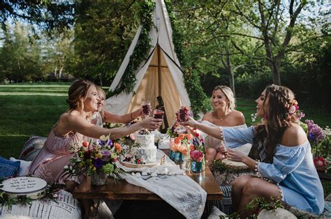 For The Bride To Be A Woodsy Festival Inspired Bridal Shower Green