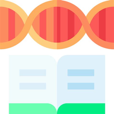 Genetics Basic Straight Flat Icon
