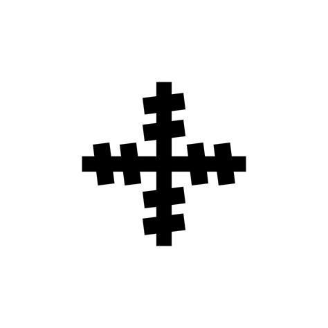 Cross Of The Nebula Vector Icon Illustration 23580933 Vector Art At