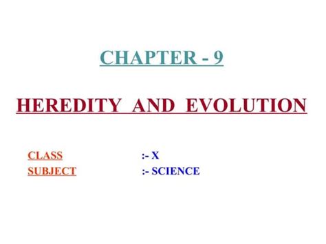 Heredity And Evolution Class 10th Cbse Pptx Gardening Home And Garden Heredity And Evolution Class 10th Cbse Pptx Gardening Home And Garden