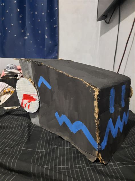 Cardboard Protogen Still In Progtess Rprotogen