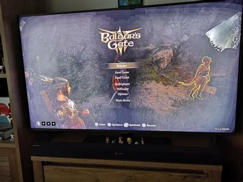 Pixelated Menu Rbaldursgate3