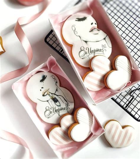 Пин на доске пряник в 2024 г Печенье ко дню святого валентина Украшение печенья Печенье ко