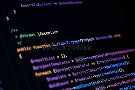 Highlighted Programming Function With Php Syntax And Color Coded Variables Shown On Dark Screen