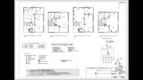 Descarga Formato De Plano Eléctrico Sec De Una Casa Pdfcad Youtube