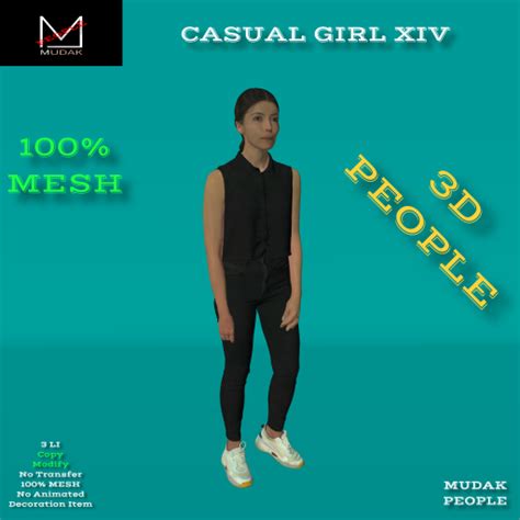 Second Life Marketplace Mudak People Casual Girl Xv