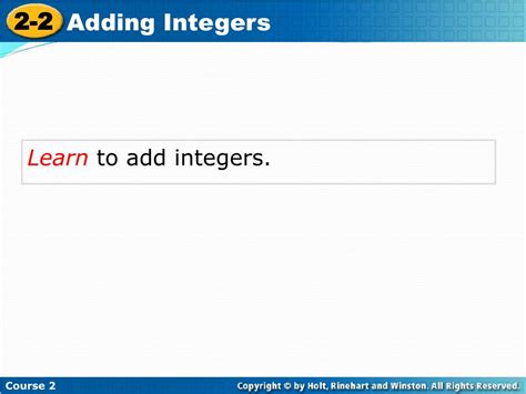 ppt adding integers powerpoint presentation free download id 6558512