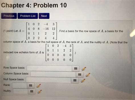 Solved Chapter 4 Problem 10 Previous Problem List Next 1 0 Chegg