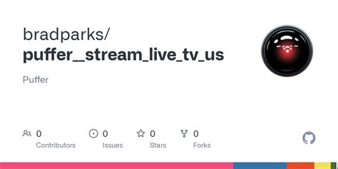GitHub Bradparks Puffer Stream Live Tv Us Puffer