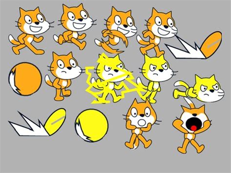 Scratch Cat Sprites