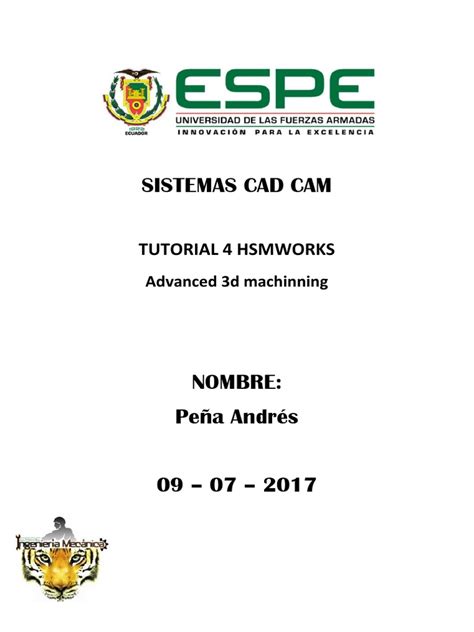 Tutorial 4 Hsmworks Descargar Gratis Pdf Software Del Sistema