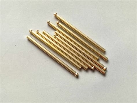 100pcs Raw Brass Bars Pendant Solid Brass Bar 30mmx2mm F285 Etsy